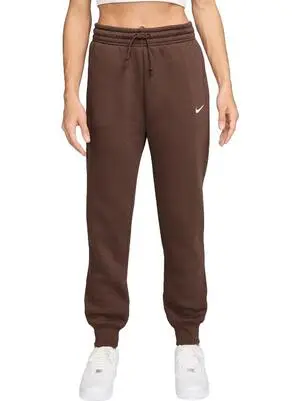 Nike Phoenix Fleece Mid-rise Joggers - Fauna Brown/sail