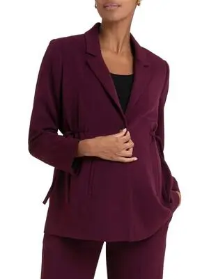 Seraphine Seraphine Tailored Maternity Blazer Plum