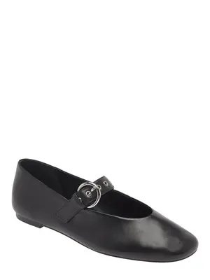 REFORMATION Bethany Ballet Flat - Black