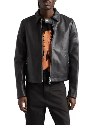 JKEEFER JKEEFER Ian Leather Biker Jacket