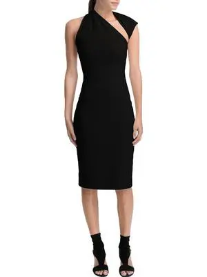 MARCELLA Marcella Manhattan Ponte Knit Midi Dress