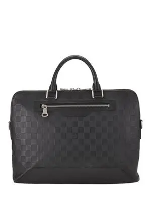 LOUIS VUITTON Damier Infini Avenue Briefcase - Black