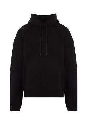 JUUN.J Cotton Jersey Hoodie With Logo - Black