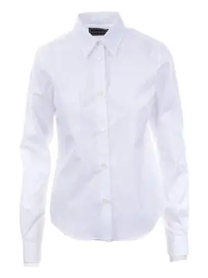 10 CORSO COMO Slim-Fit Cotton Poplin Shirt Optic White