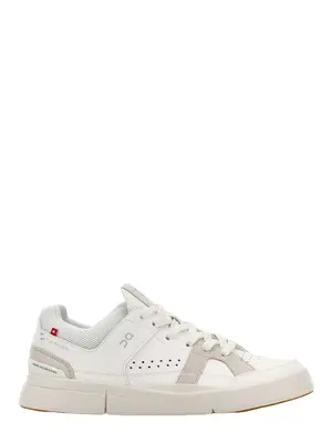 On On Running Lace-Up Sneakers White-12