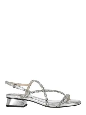 Ash Isla Mid-heel Sandals - Silver
