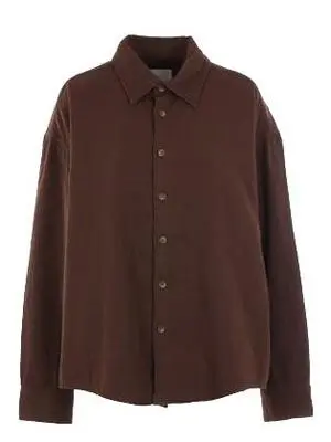 MYTHINKS Oversized Shirt - Mocha