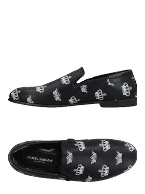 Dolce & Gabbana Calfskin Loafers - Black
