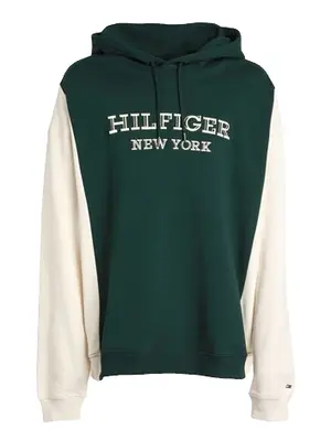 Tommy Hilfiger Sweatshirt In Dark Cotton - Green