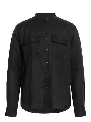 John Richmond Shirt Sky Size Linen - Black