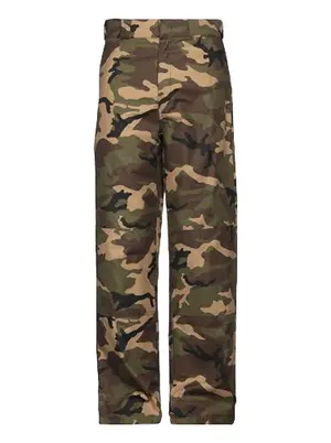 Palm Angels Cotton Chino Pants - Military Green