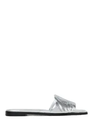 Alexander McQueen Heeled Sandal - Silver