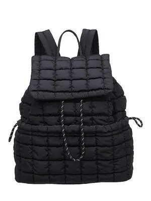 SOL AND SELENE Vitality Puffer Backpack - Black
