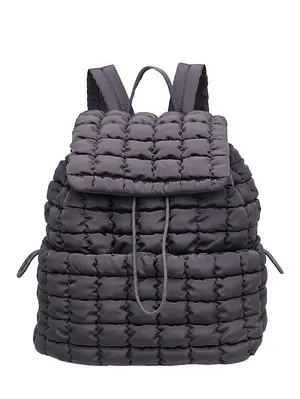 SOL AND SELENE Sol & Selene Vitality Puffer Backpack Carbon