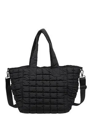 SOL AND SELENE Dreamer Puffer Extra Large Tote - Black