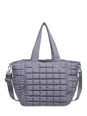 SOL AND SELENE Dreamer Puffer Extra Large Tote - Grey