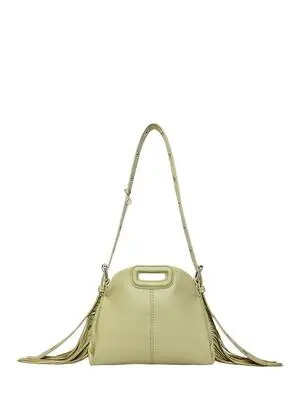 Maje Miss M Mini Bag - Almond Green
