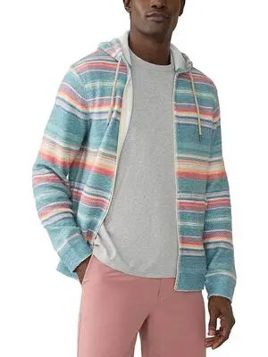 Faherty Brand Whitewater Full Zip Hoodie - Island Sunrise