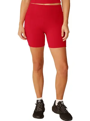 Beyond Yoga Powerbeyond Strive Bike Shorts - Retro Red