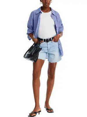 Blanknyc High Rise Denim Cutoff Shorts - Wave Rider