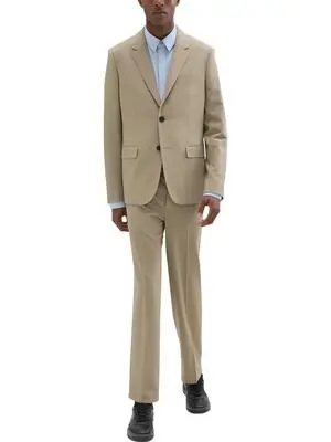 Theory Wool Two Button Blazer - Light Quarry