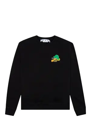 Off-White Brush Arrow Slim Crewneck - Black