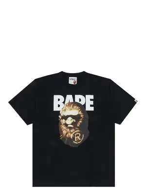 A BATHING APE Ape Head Tee - Black