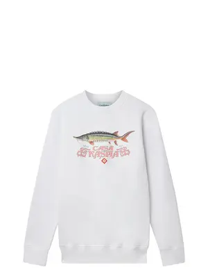 Casablanca X Caviar Kaspia Casa Kaspia Sweatshirt - White