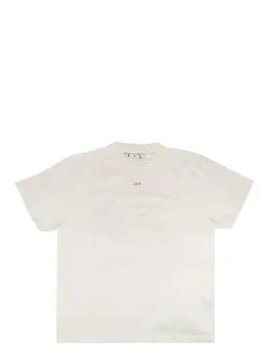 Off-White Stencil Logo T-shirt /red - White