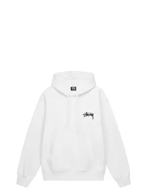 StÜssy 8 Ball Fade Hoodie - White