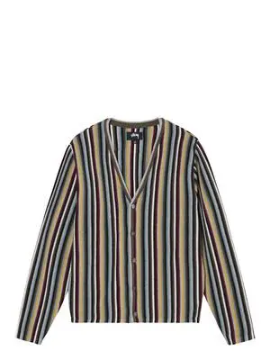 StÜssy Striped Cardigan - Multicolor