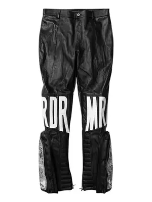 WHO DECIDES WAR BY EV BRAVADO Mrdr Leather Pant - Black