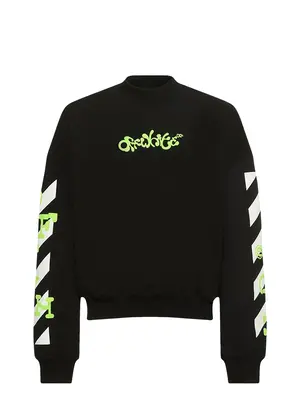 Off-White Boxy Crewneck - Black