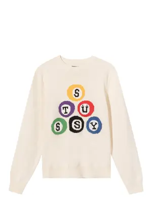 StÜssy Billiard Sweater - Cream