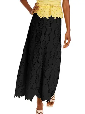 Allison Selma Embroidered Skirt - Floral