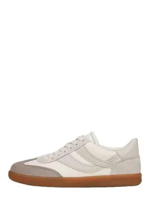 Vince Oasis Leather And Suede Sneakers - White