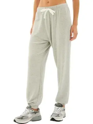 Splits59 Andie Oversized Fleece Sweatpant - Heather Grey