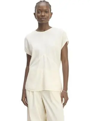 Everlane Drape Top Bone