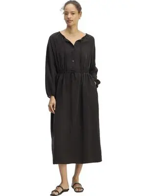 Everlane TENCEL™ Gathered Maxi Dress Black