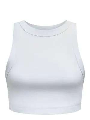 12 STOREEZ Cotton-Blend Crop Top