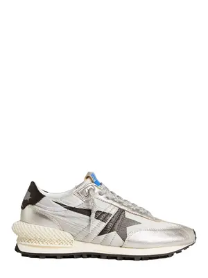 GOLDEN GOOSE Running Marathon Sneakers - Silver