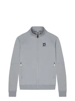 TEAM WANG DESIGN Logo-print Zipped Track Jacket - Grey