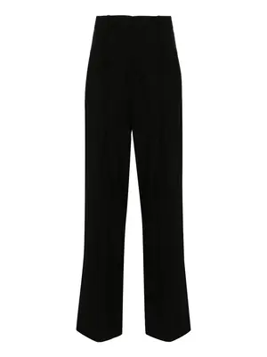 Isabel Marant Staya Straight Trousers - Black