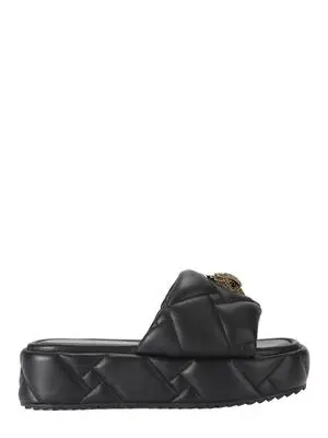 KURT GEIGER Kurt Geiger London Kensington Puff Leather Flatform Sandals