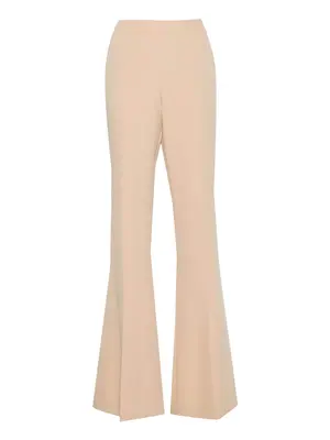Ermanno Scervino Pressed-crease Flared Trousers - Neutrals
