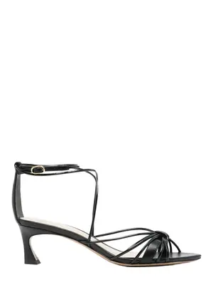 ALEXANDRE BIRMAN Alexandre Birman Malena 50mm Leather Sandals