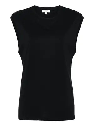 AGOLDE Crew-neck Tank Top - Black