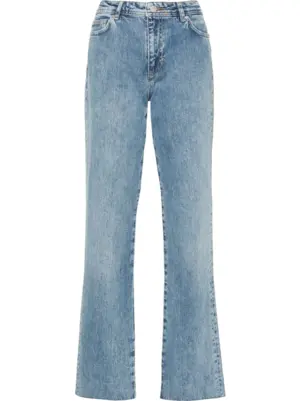CHIARA FERRAGNI Chiara Ferragni Logo-Embroidered Straight Jeans