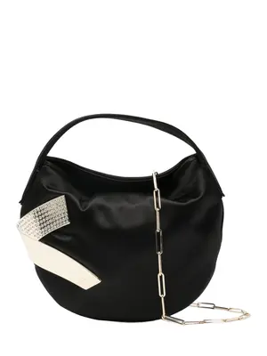 GENNY X-jewel Satin Mini Bag - Black