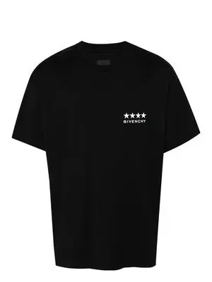 Givenchy 4g Printed Cotton T-shirt - Black